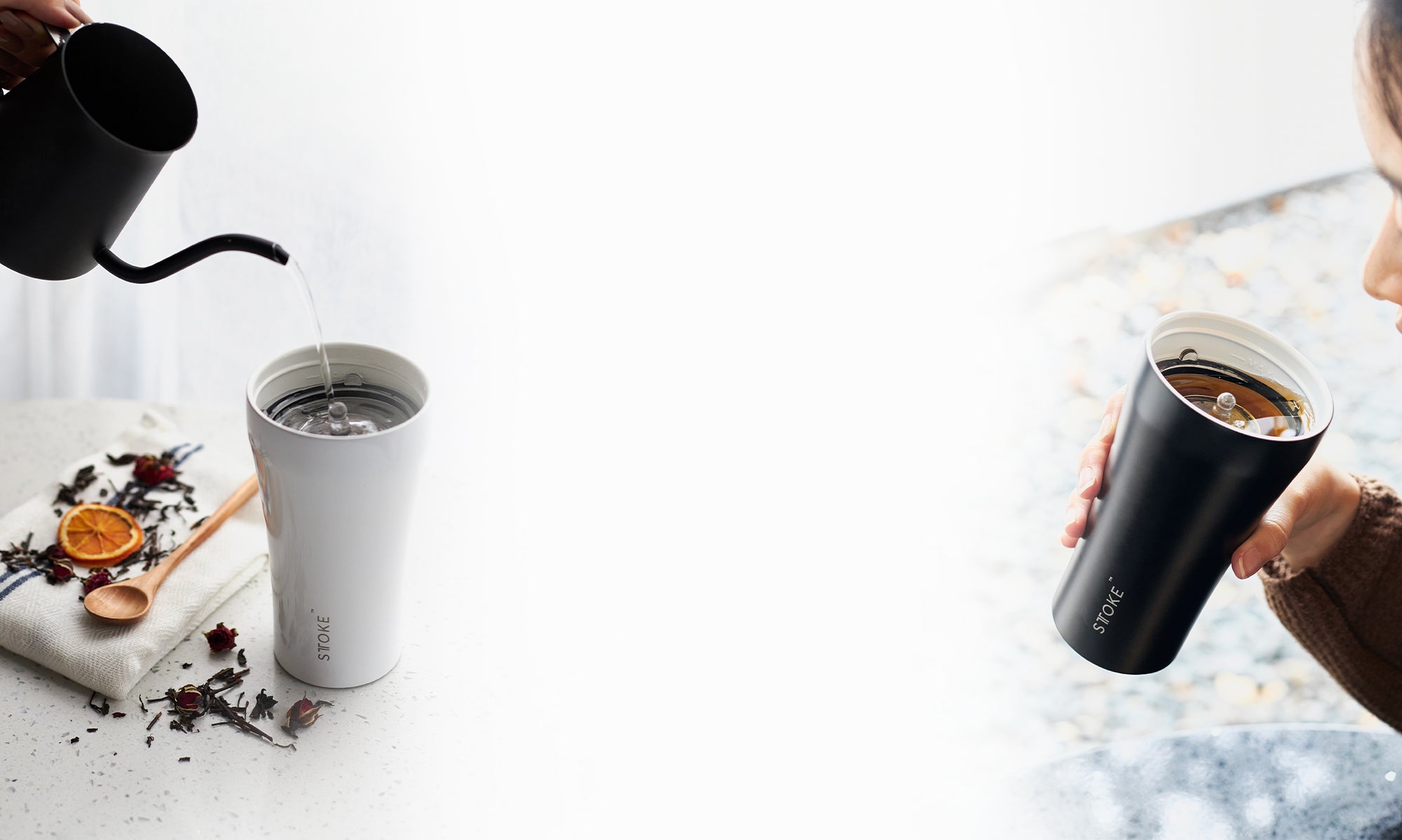 STTOKE - The World's First ShatterProof Ceramic Reusable Cup